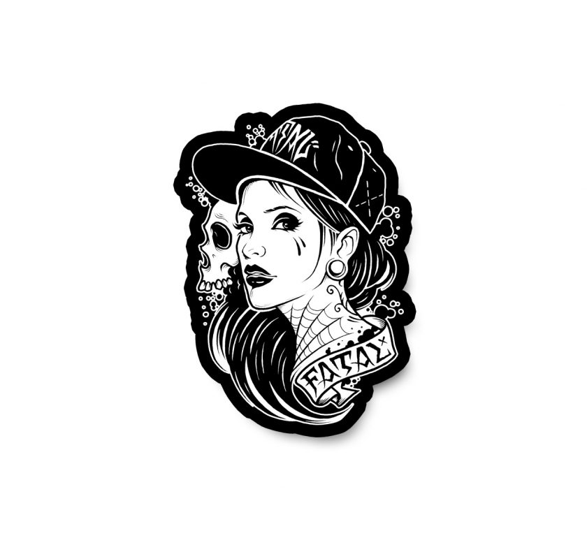 Fitted Sticker - FATAL CLOTHING